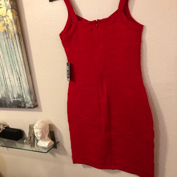 Express | Dresses | Express Red Bodycon Dress Nwt S | Poshmark